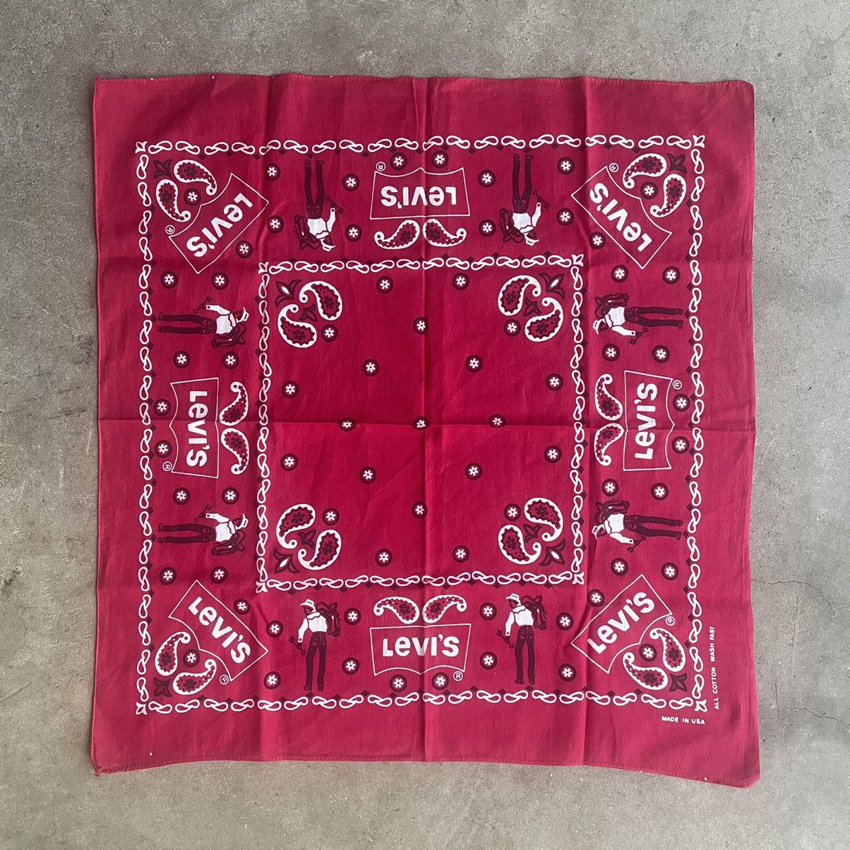 Levi's × Streetwear × Vintage Vintage 1960s Levi’s cowboy bandanas ...