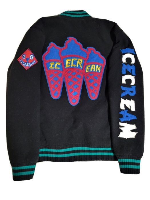 Icecream Billionaire boys club Ice Cream Varsity Jacket | Grailed