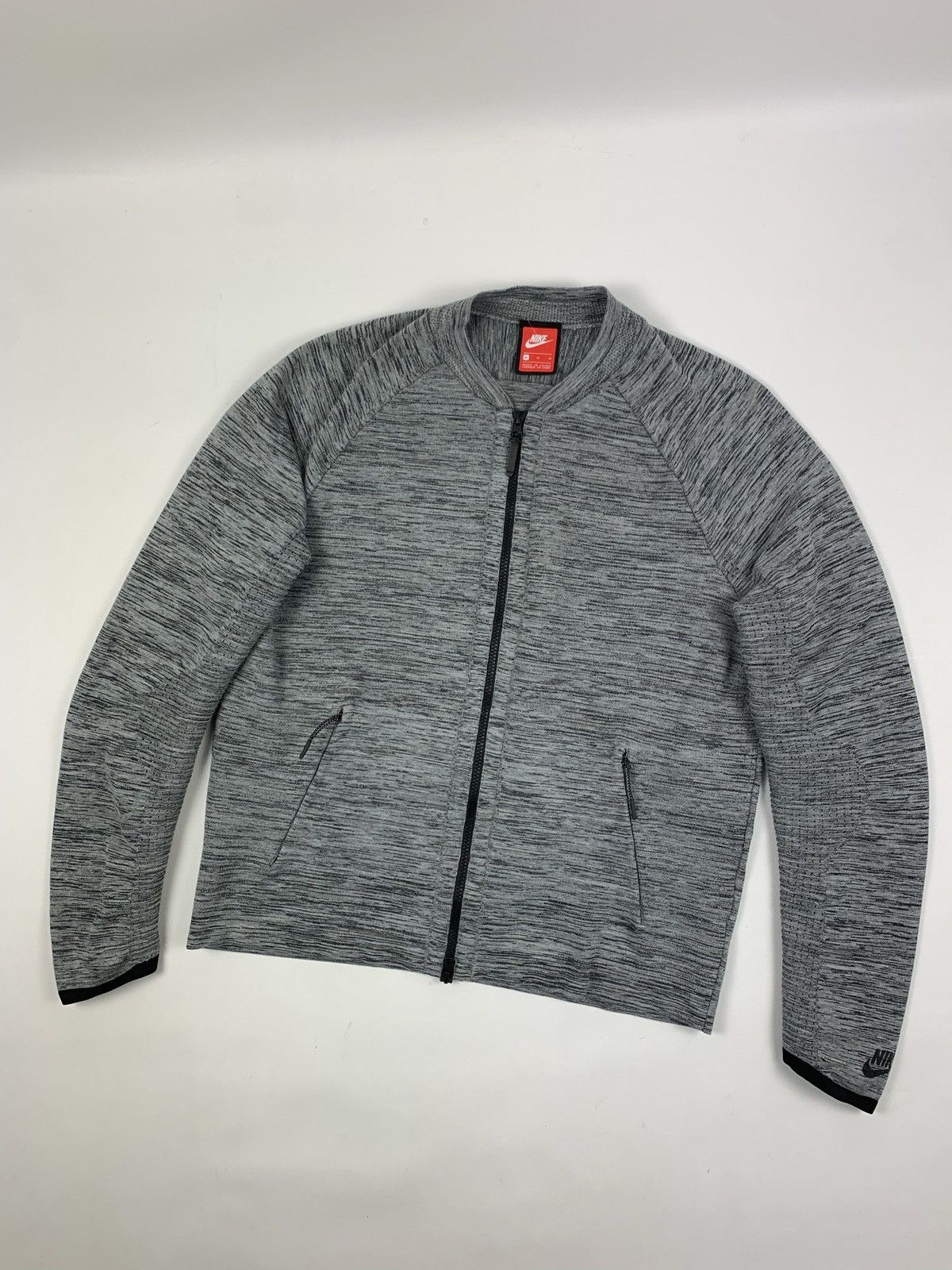 Nike × Streetwear Rare Nike Tech Fleece knitted bomber full zip ...