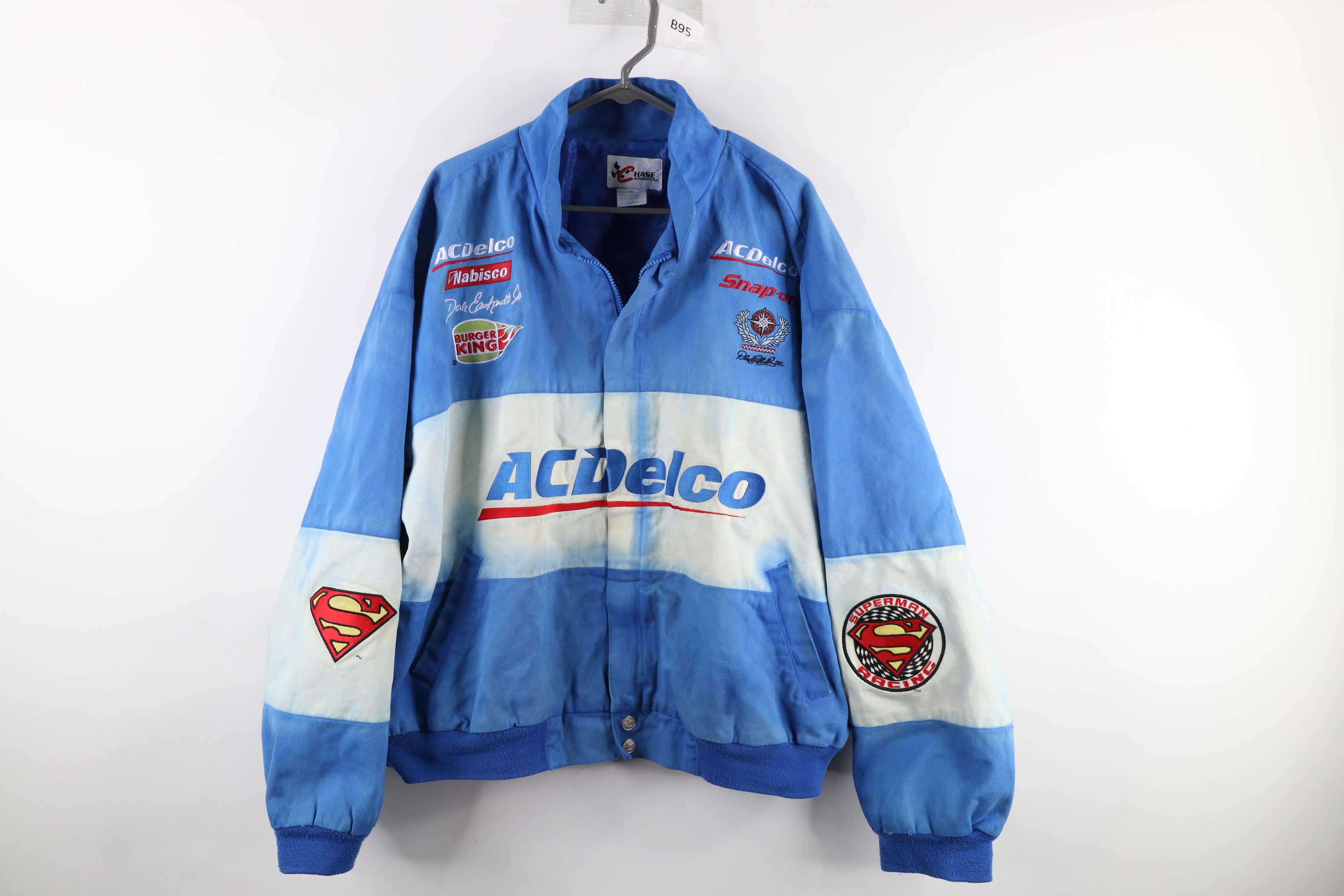 Vintage Vintage NASCAR Earnhardt Jr ACDelco Pit Crew Jacket Blue | Grailed
