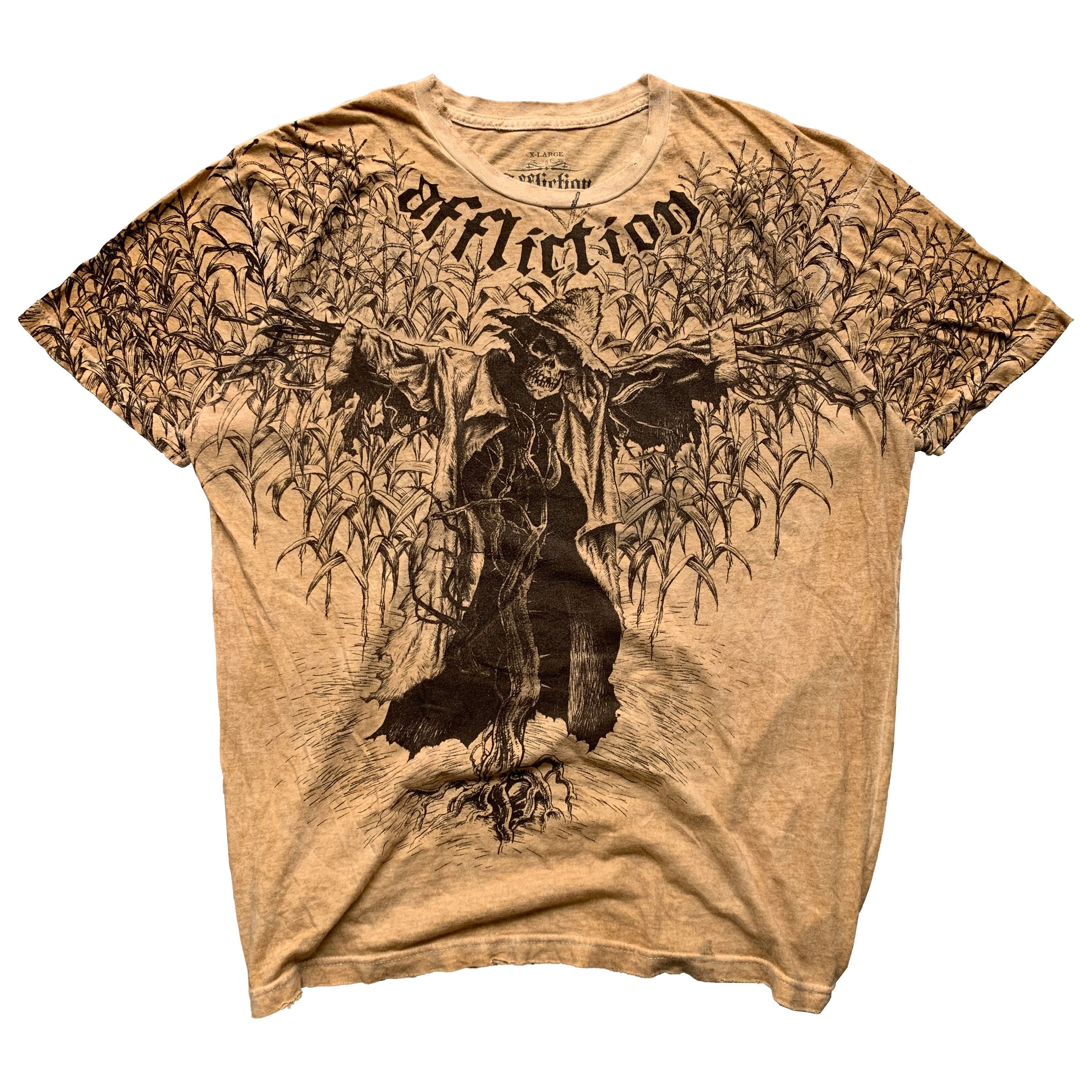 Affliction × Band Tees × Vintage Vintage Affliction Korn Band Tee Shirt ...
