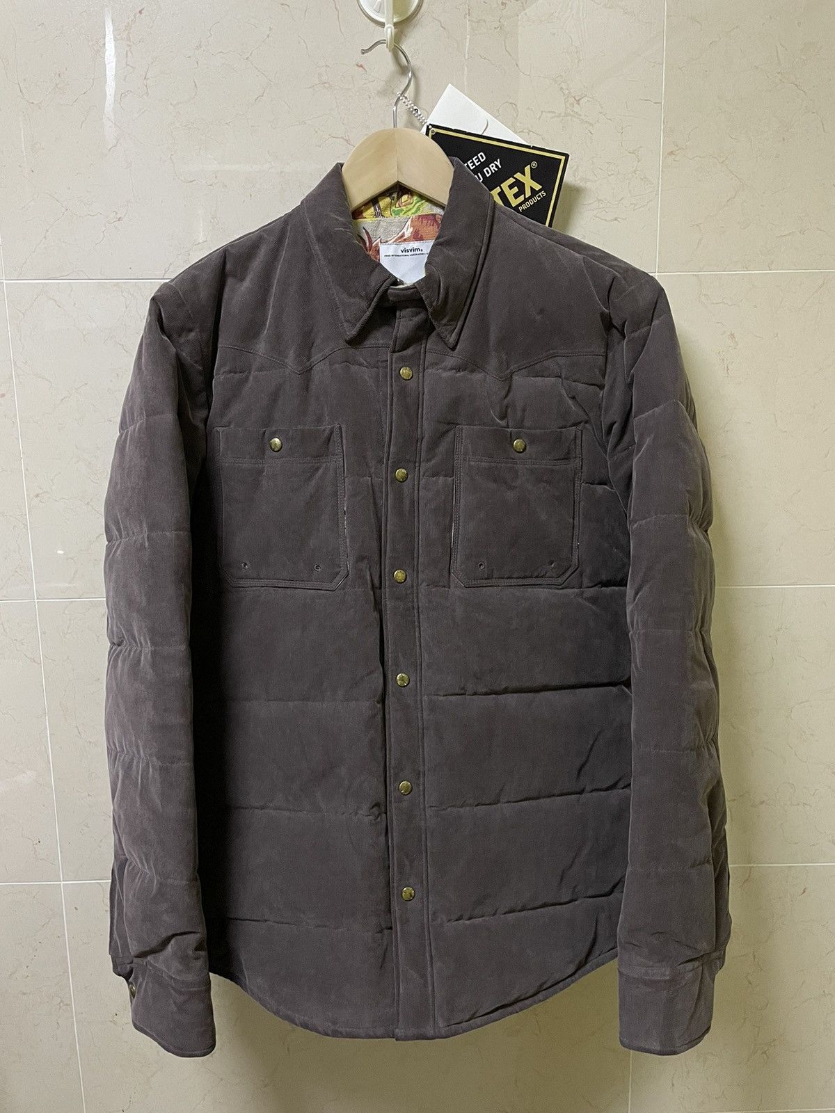 Visvim Visvim kerchief down jkt gore-tex 2.5L corduroy | Grailed