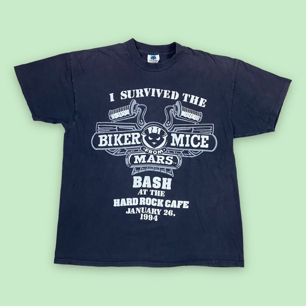 Vintage RARE Vintage 1994 Biker Mice From Mars Hard Rock Bash Shirt ...