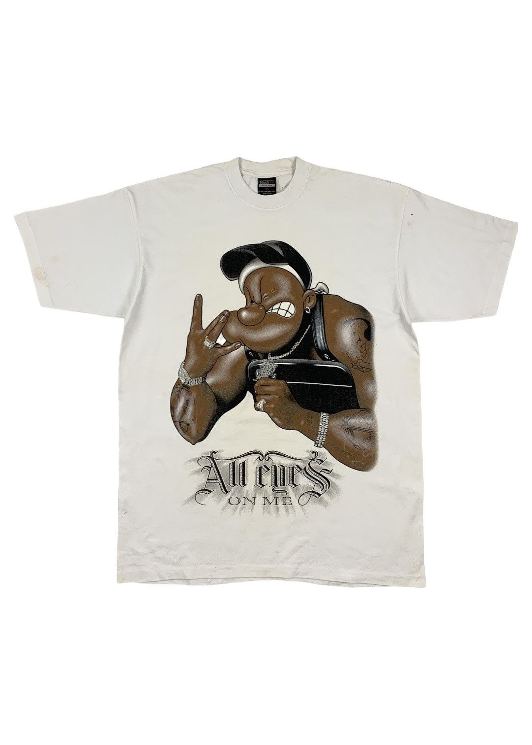 Cartoon Network × Rap Tees × Vintage Vintage Popeye The Sailorman Tupac ...
