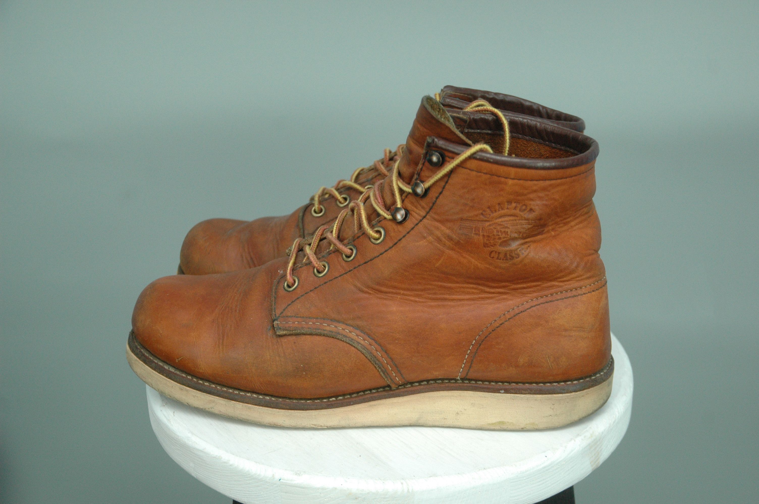 Red Wing Vintage RED WING Eric Clapton Leather Boot Made in USA 9E ...