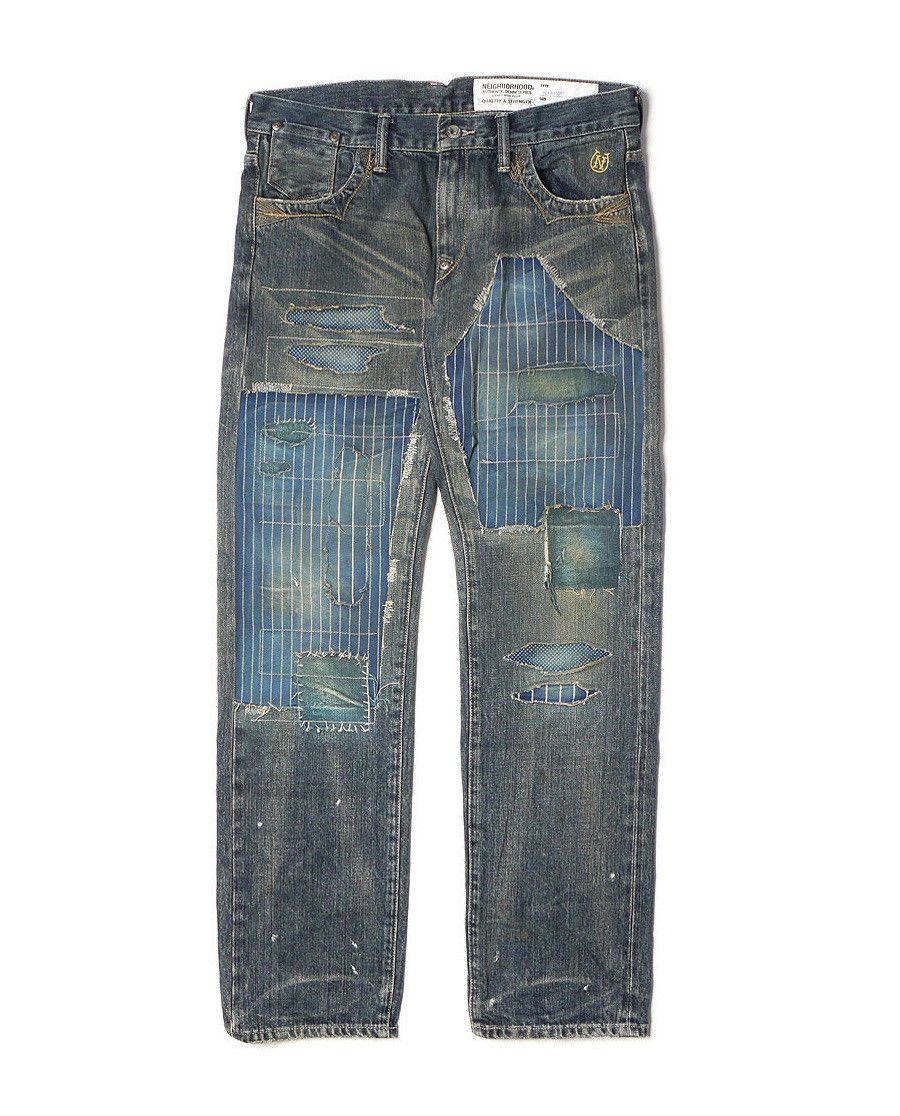 Neighborhood Miner Savage - Deep Mid Indigo Jeans | Grailed