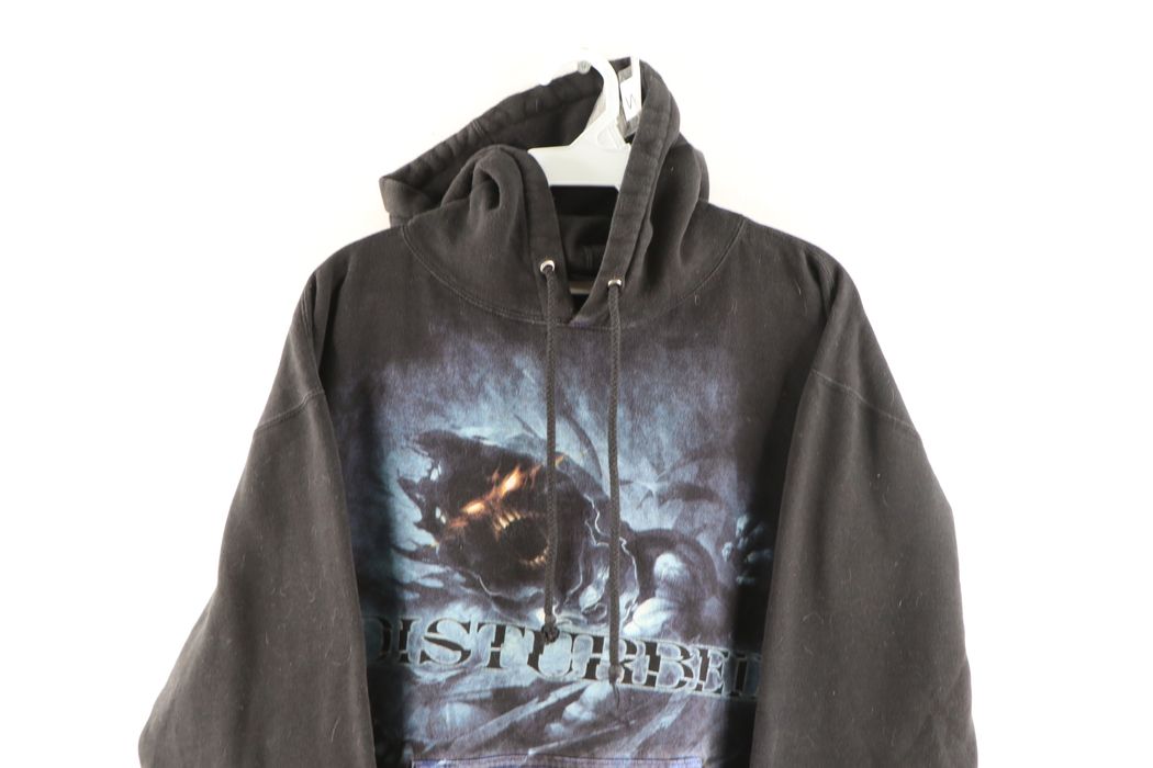 Vintage Vintage Disturbed Asylum Heavy Metal Double Sided Hoodie | Grailed