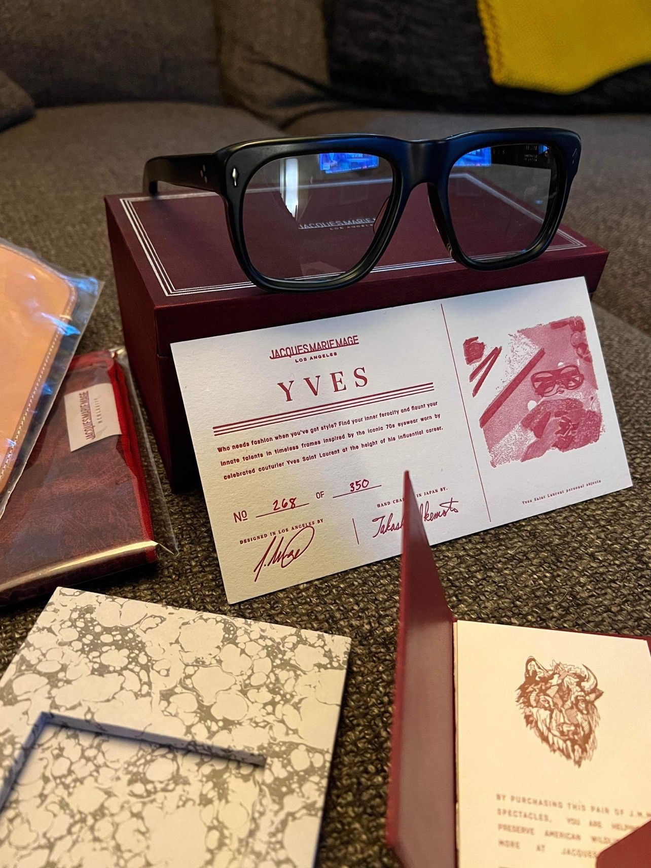 Jacques Marie Mage Jacque Marie Mage Yves Matte Black | Grailed