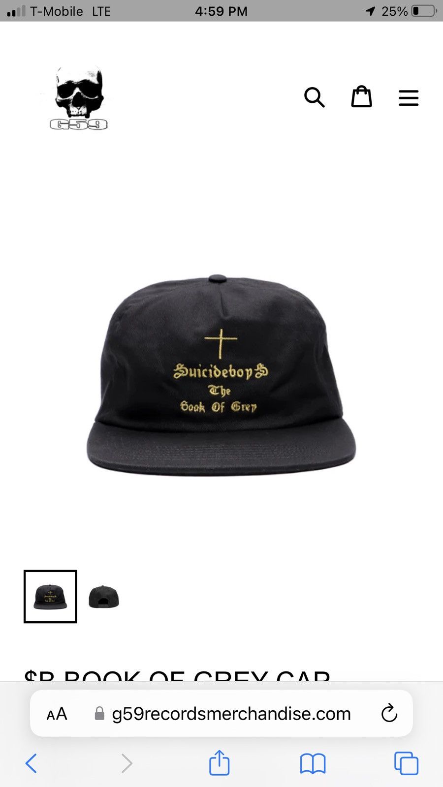 G59 Records Suicideboys hat | Grailed