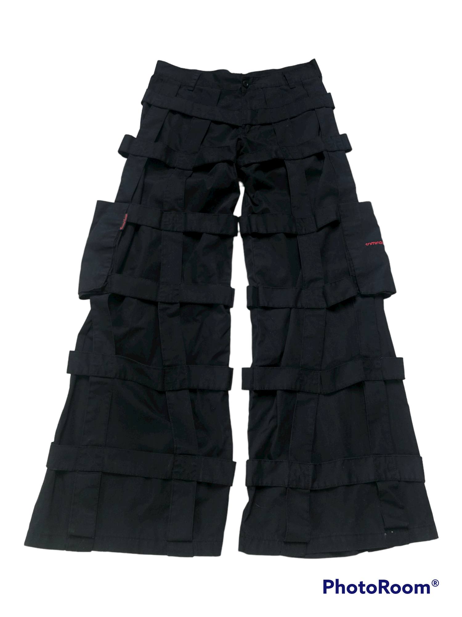 Archival Clothing Rare Criminal Damage Parachute Lattice Pants | Grailed