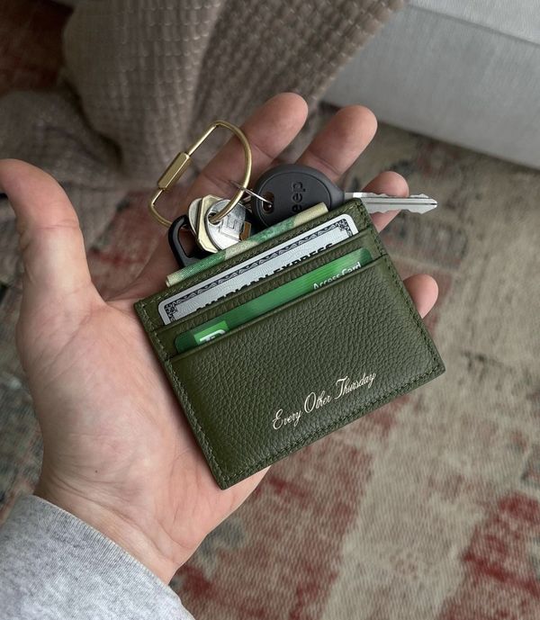 Vintage Every other Thursday leather card holder wallet | Grailed