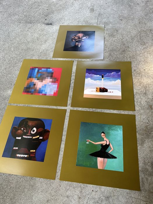 Kanye West Kanye west Mbdtf art work posters | Grailed