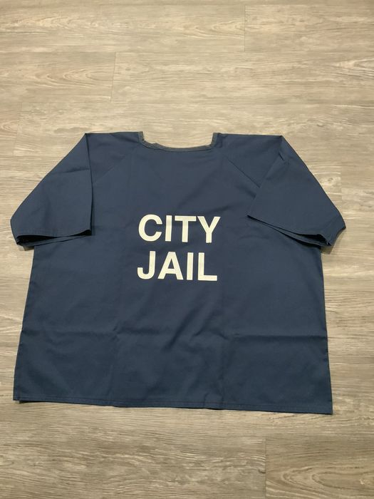 Streetwear Bob Barker City Jail Prison Inmate Prisoner Uniform Shirt ...