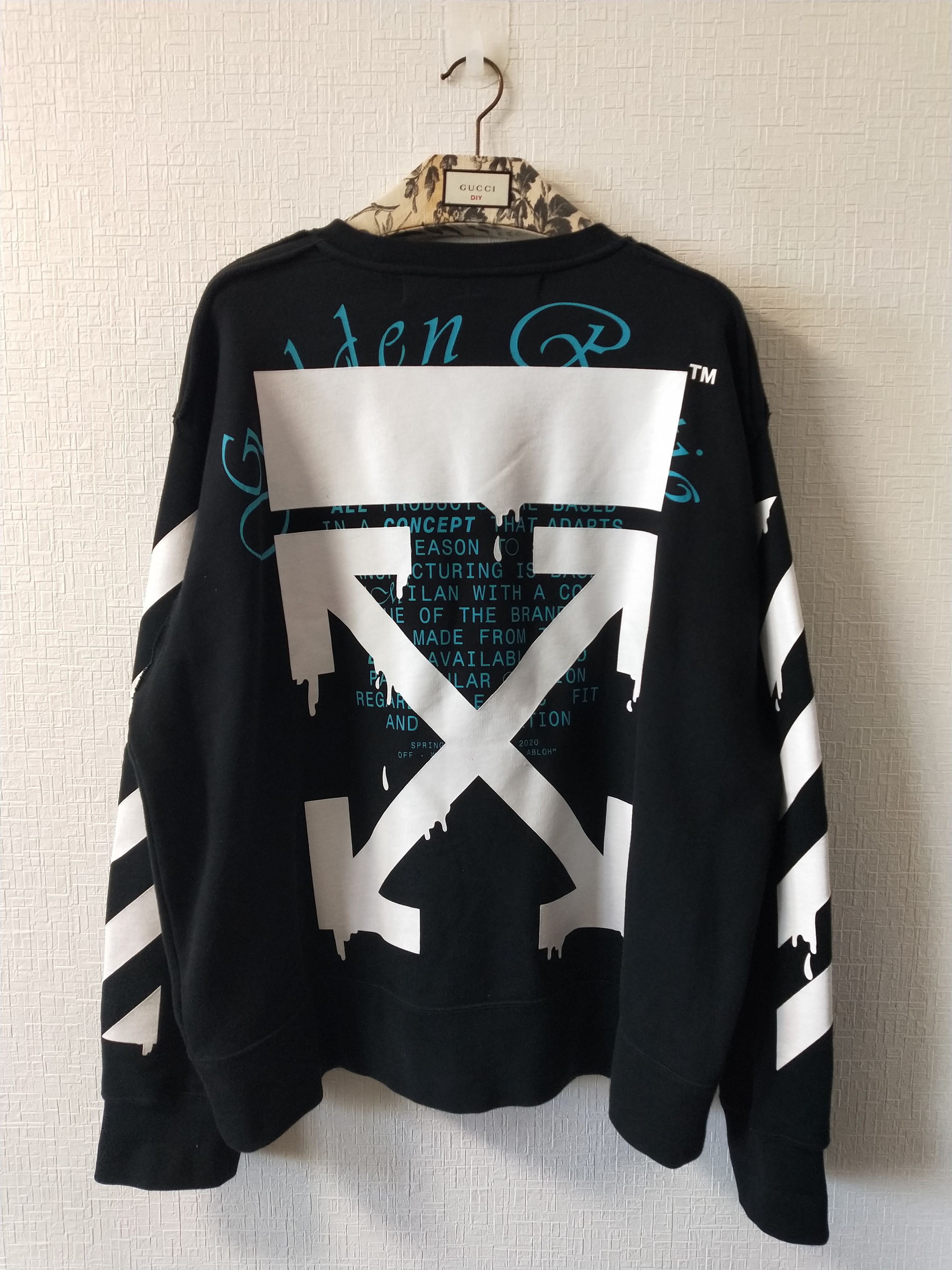 Off-White Dripping Arrows Sweatshirt | Grailed