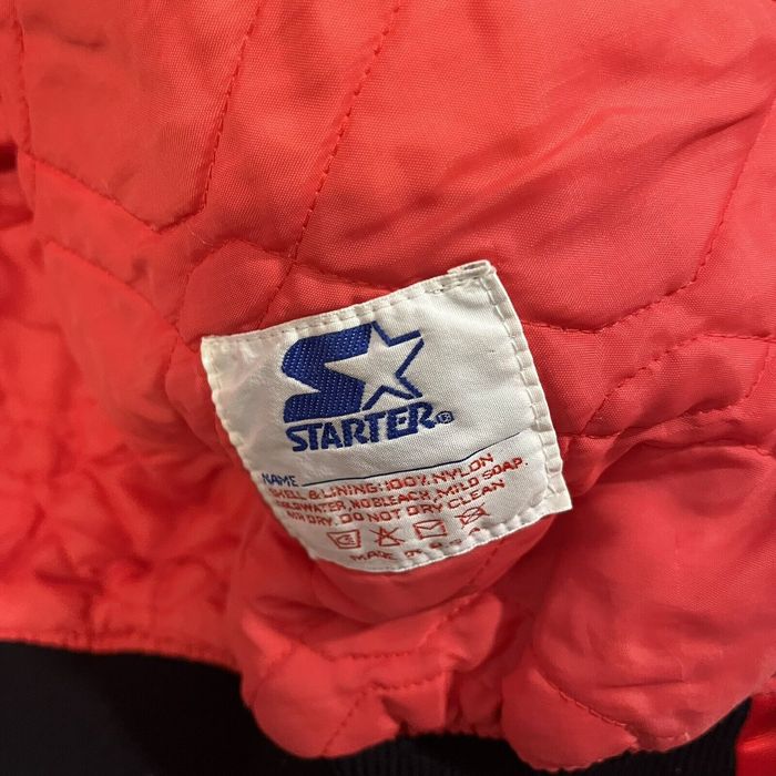 Vintage Vintage 90s Chicago Bulls NBA Authentic Starter Satin Jacket ...