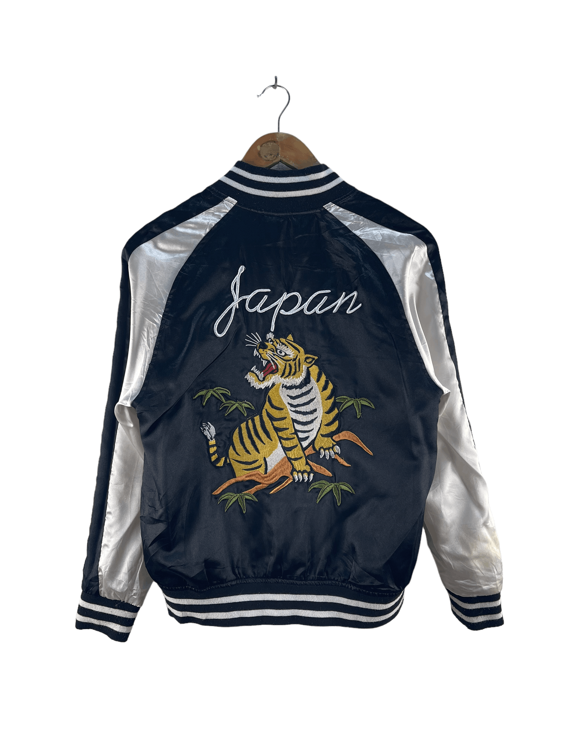 Japanese Brand Vintage Sukajan Tiger Japan Embroidery Souvenirs Jacket ...