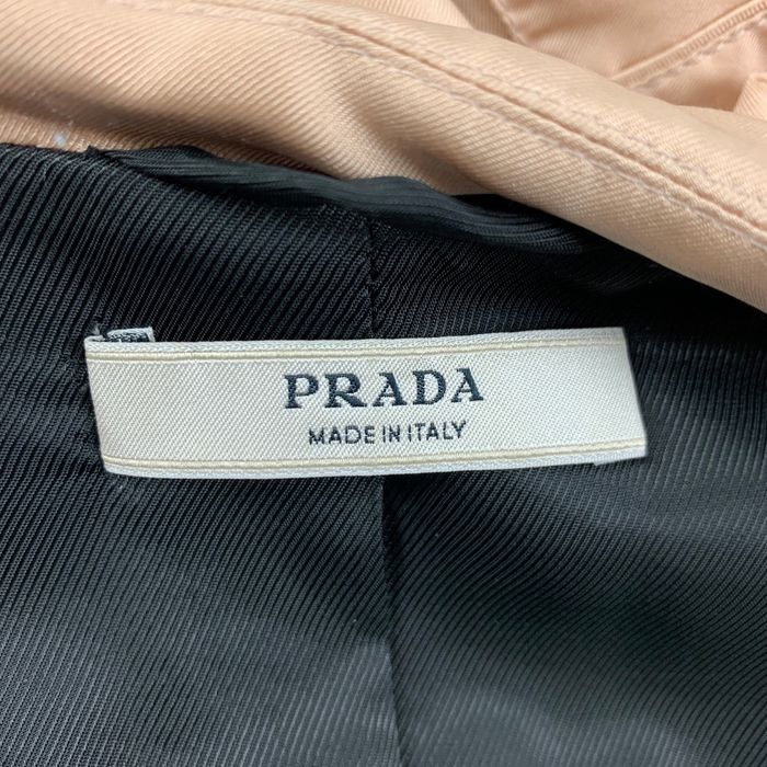 Prada Blush Silk Single Breasted Jacket | Grailed