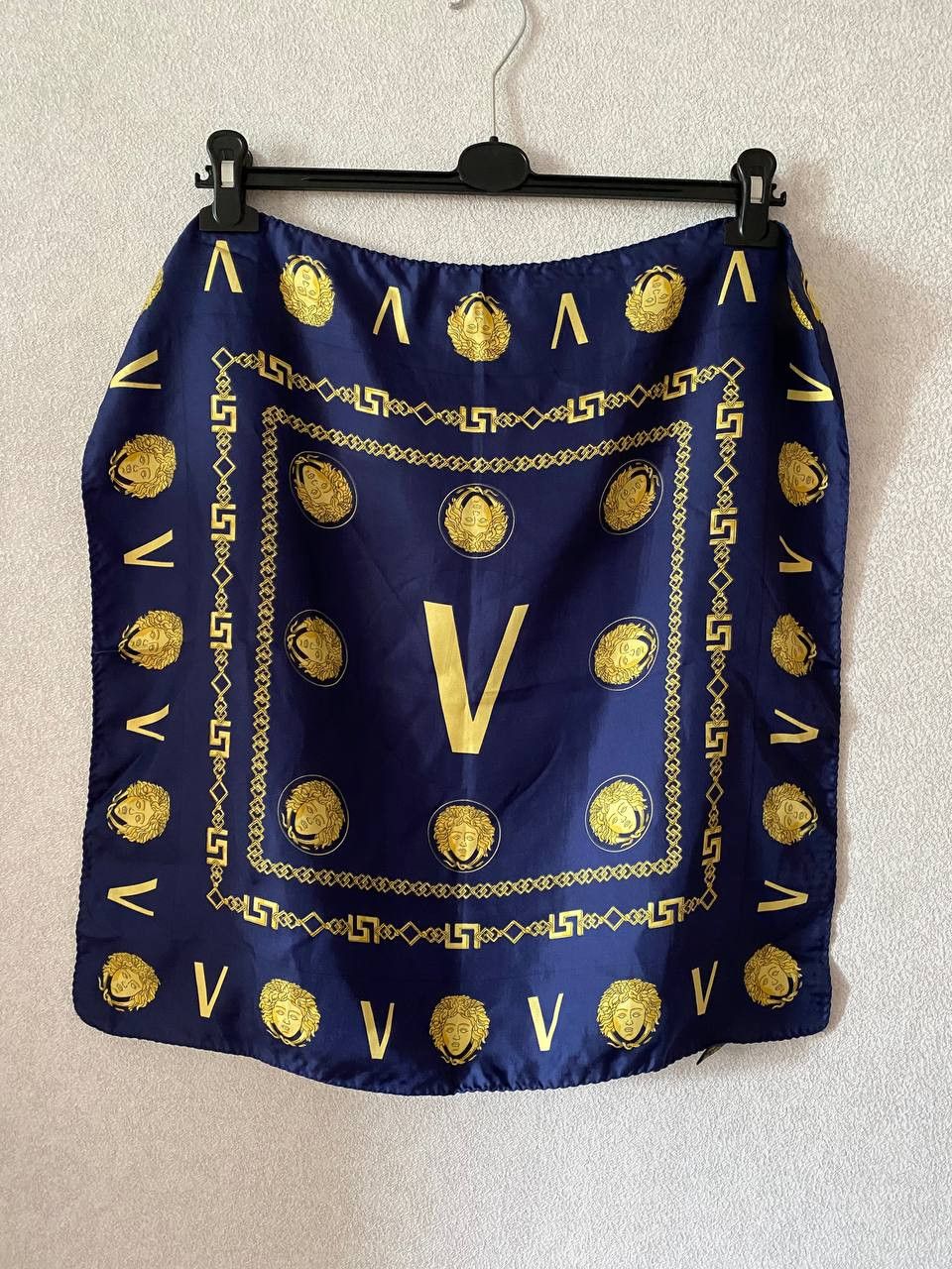 Luxury × Versace Handkerchief Versace Silk Monogram | Grailed