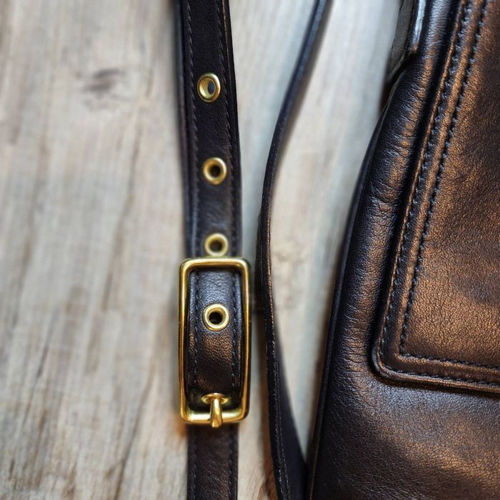 Vintage Coach Vintage Black Leather Crossbody Creed 9592 | Grailed