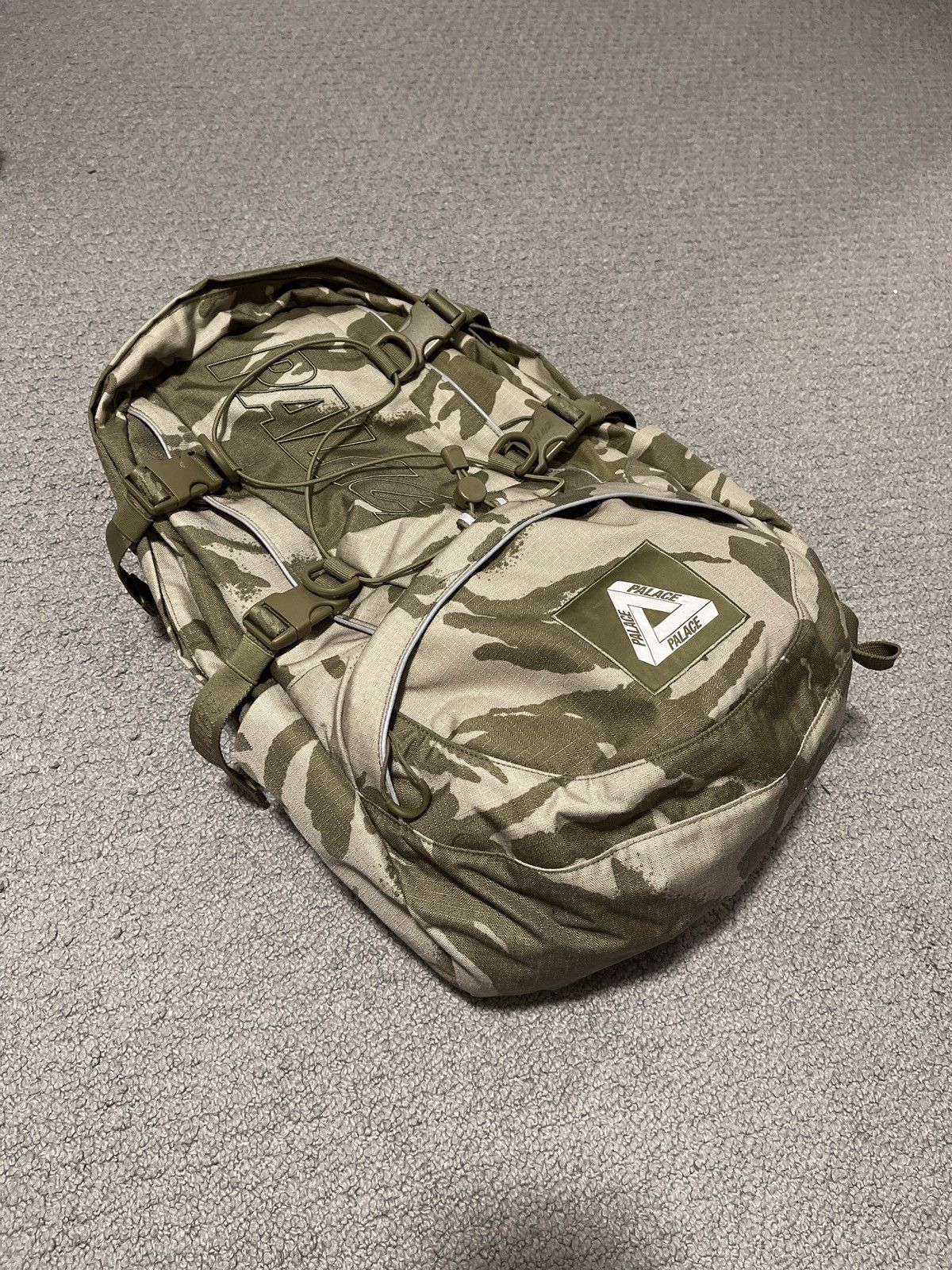Palace Palace Cordura Desert DPM Backpack | Grailed