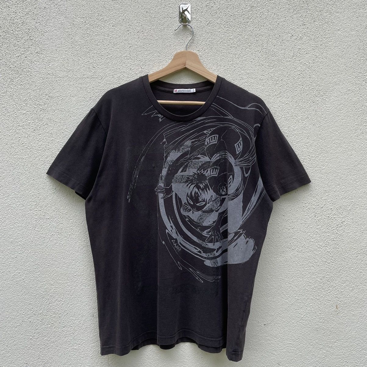 Anima × Cartoon Network × Uniqlo Gaara Naruto Anime Uniqlo Tee Shirt ...