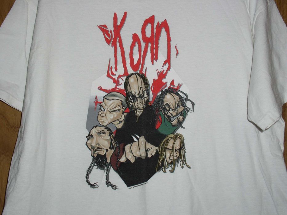 Vintage KORN CONCERT TOUR T SHIRT VINTAGE 2002 GIANT | Grailed
