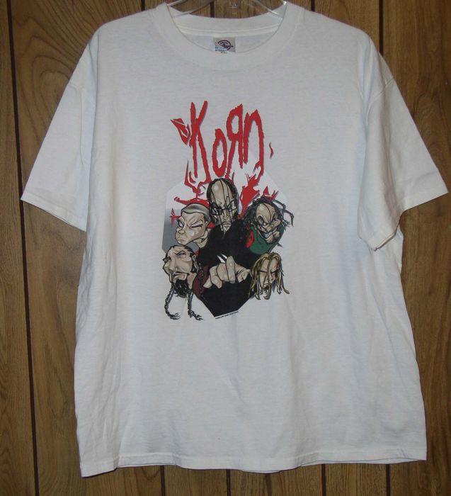 Vintage KORN CONCERT TOUR T SHIRT VINTAGE 2002 GIANT | Grailed