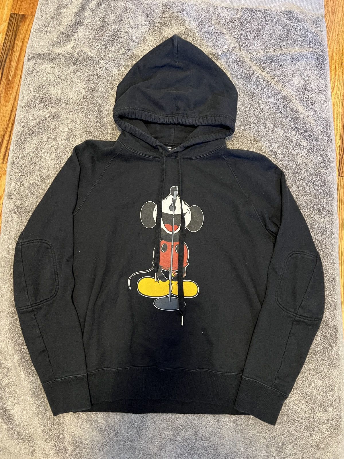 Number (N)ine Number Nine x Disney SS00 Mickey Mouse Hoodie Sweatshirt ...