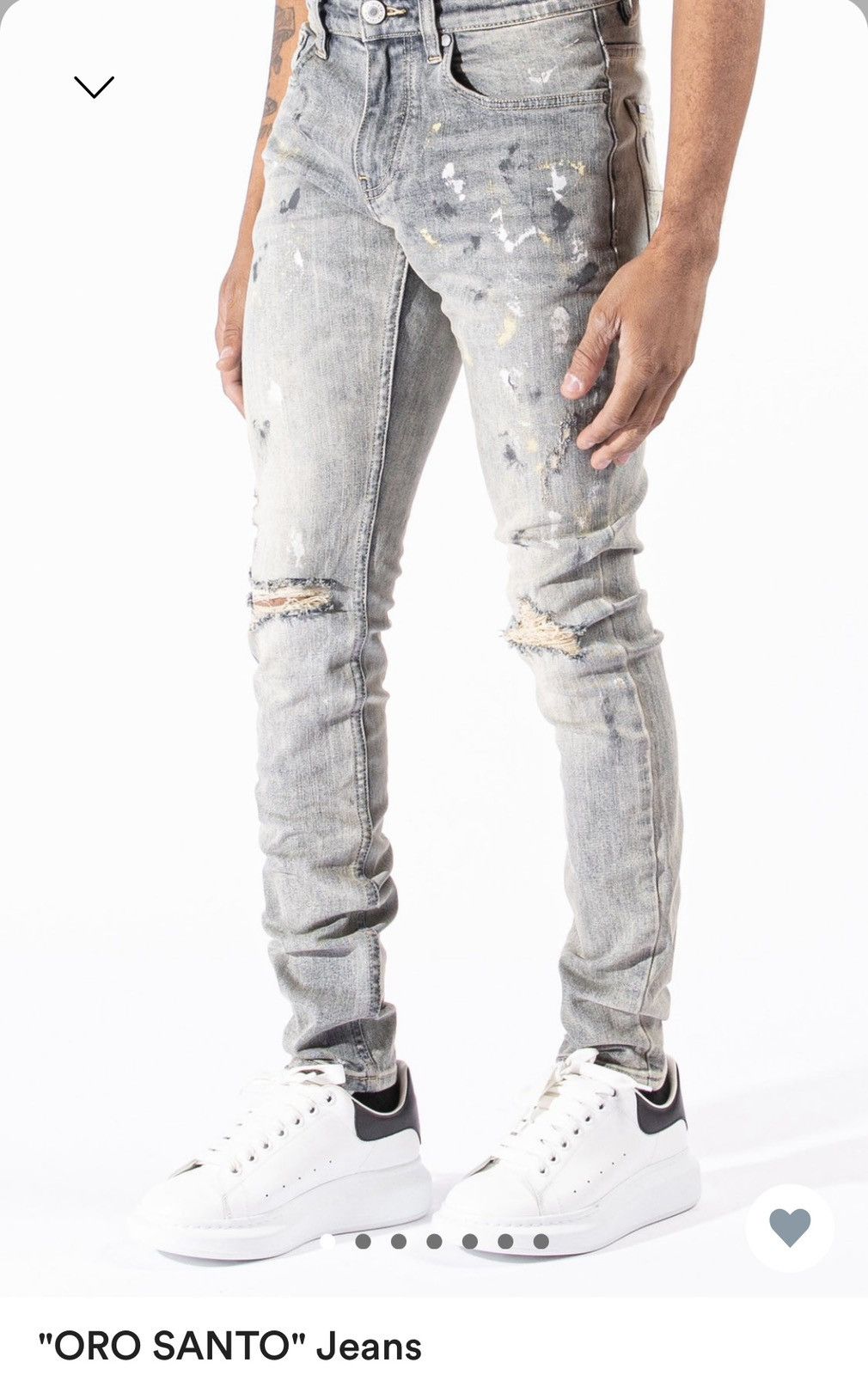 Streetwear Serenade Oro Santo Jeans | Grailed