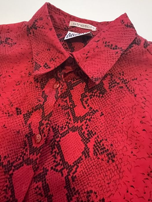 Vintage Red Snake Print | Grailed