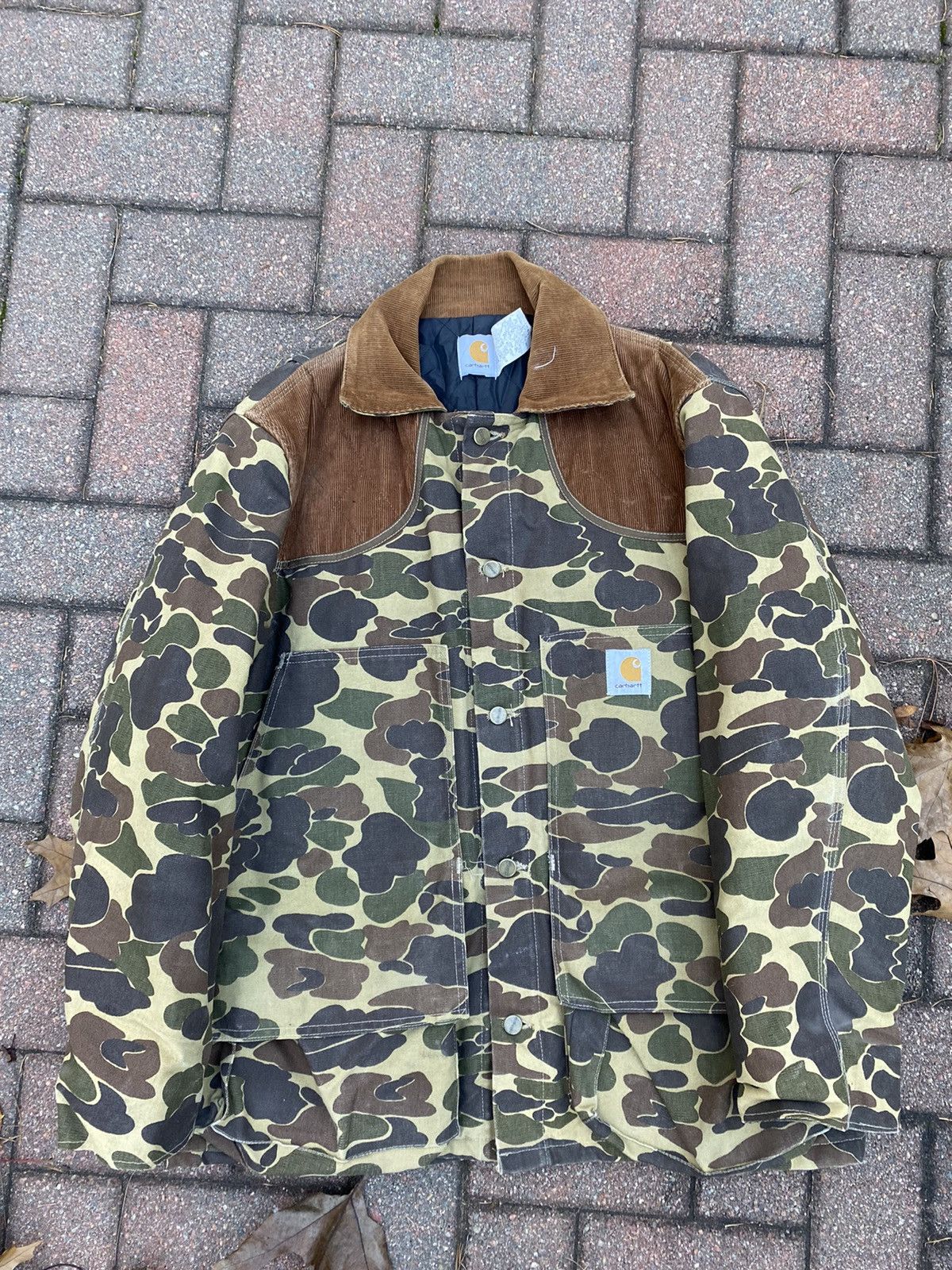 Carhartt × Vintage Vintage Carhartt Duck Camo Heavyweight hunting ...