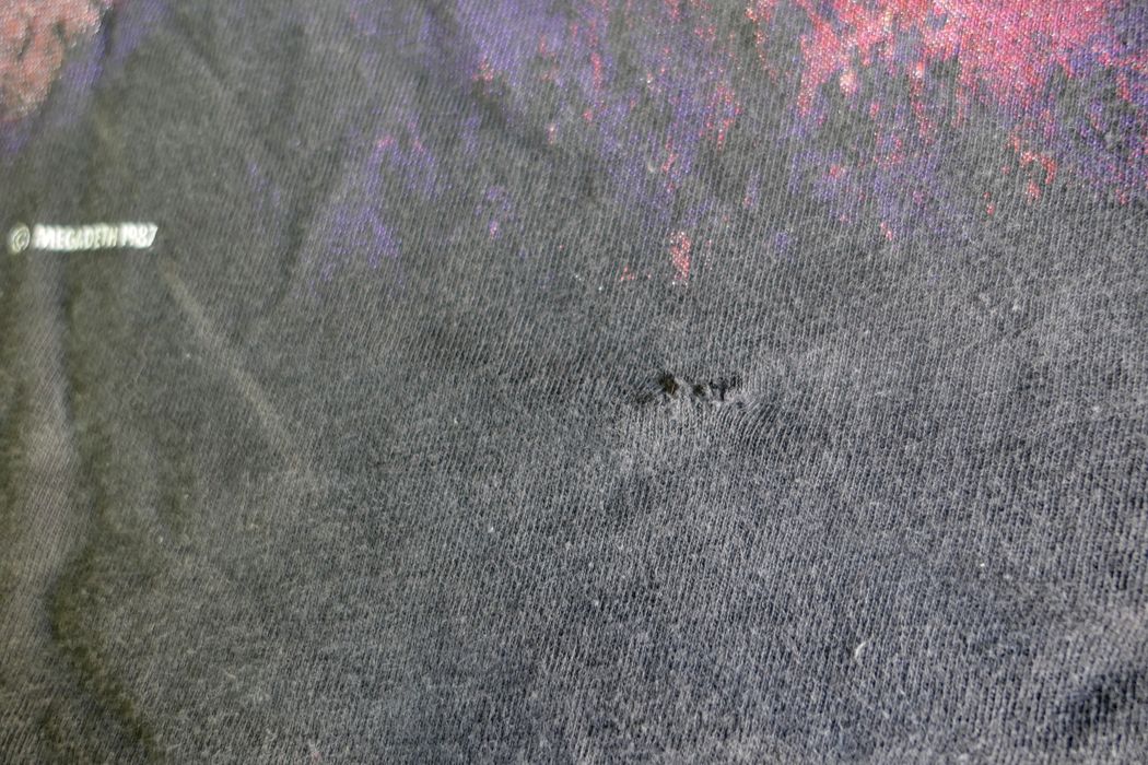 Vintage Vintage 1987 MEGADETH Nuclear Explosion T Shirt M | Grailed