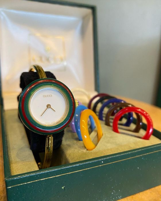 Gucci GUCCI - Rare Vintage Change Bezel Watch⏱🎨 | Grailed Gucci GUCCI - Rare Vintage Change Bezel Watch⏱🎨 | Grailed