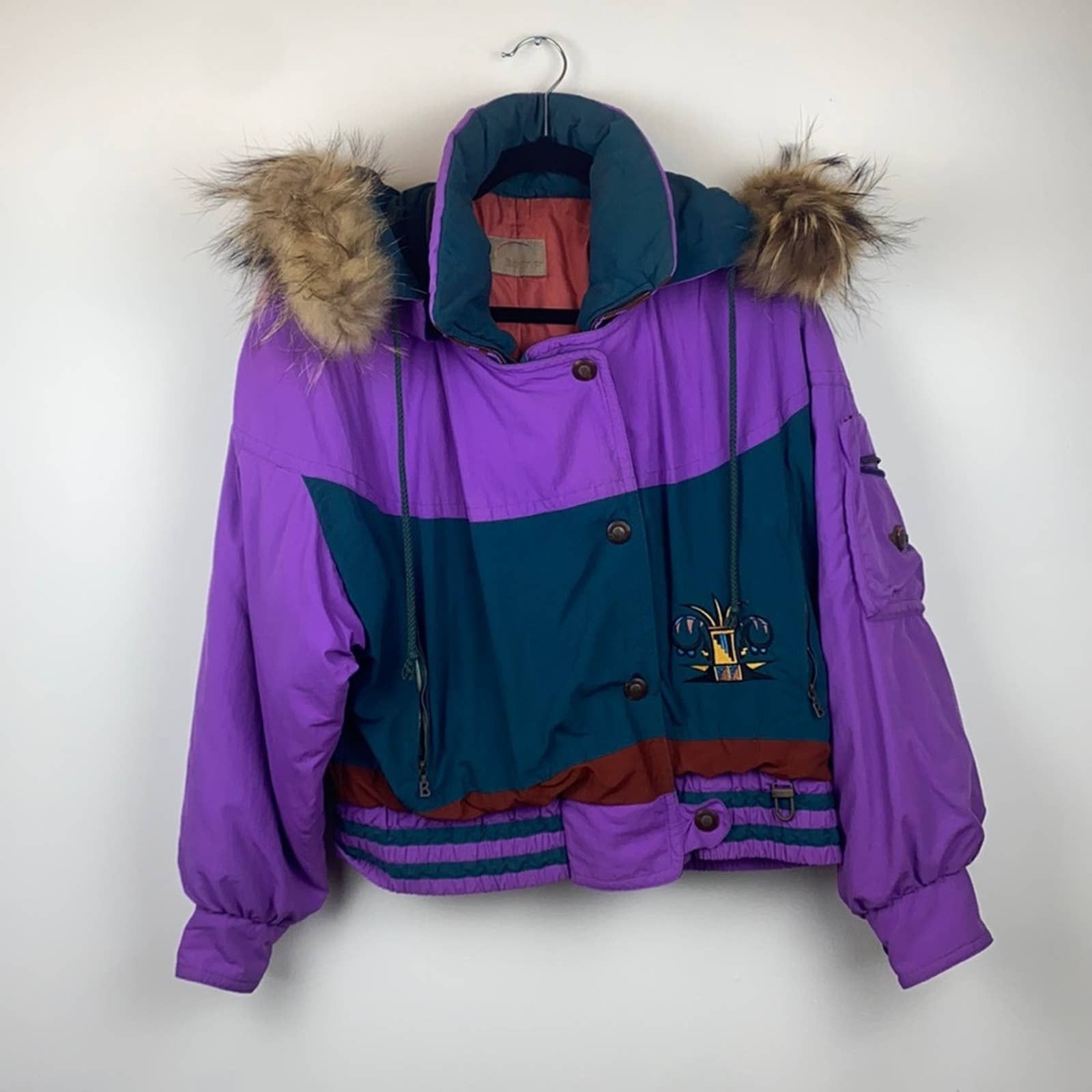 Bogner Bogner Vintage 90s Ski Jacket with Fur Hood | Grailed