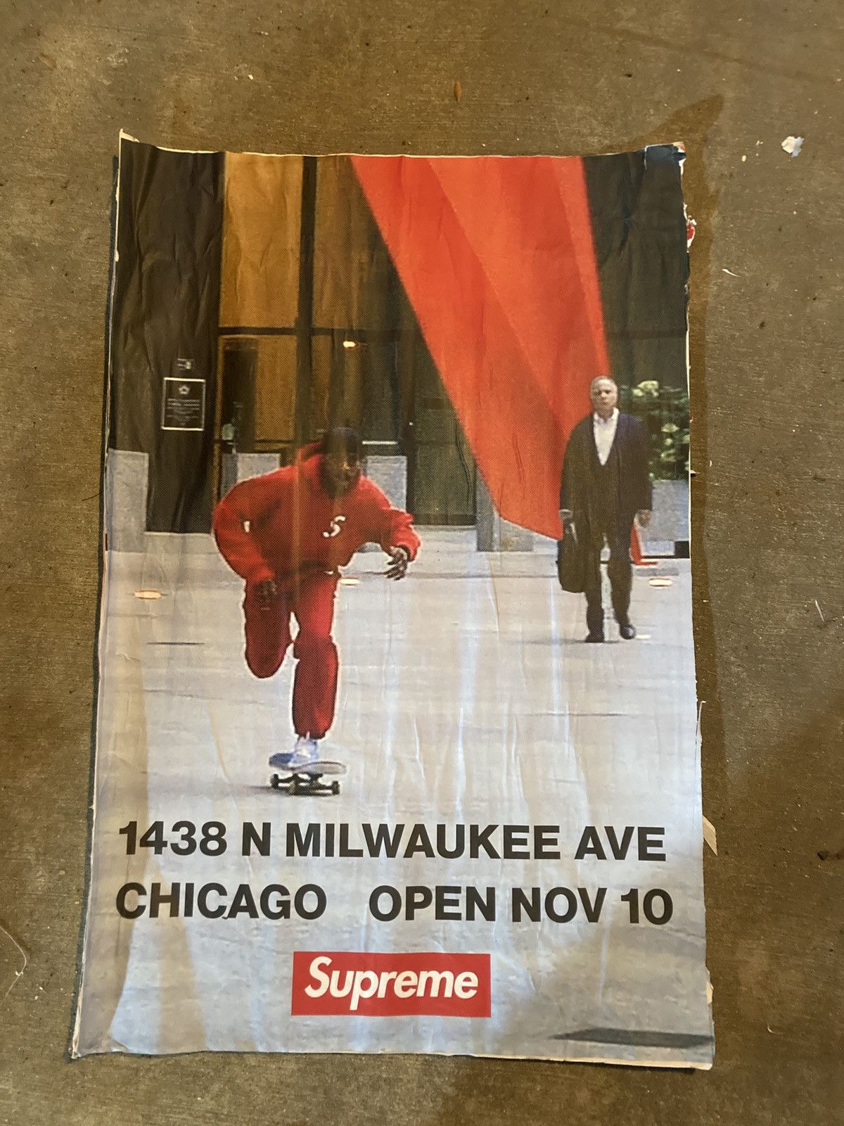 Supreme Supreme Chicago Grand Opening Poster Supreme Poster | Grailed