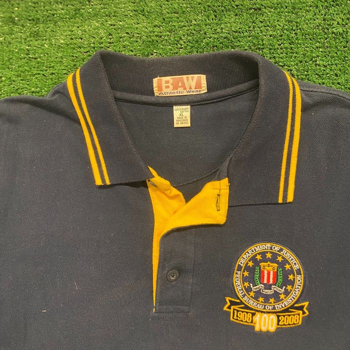 Vintage FBI Police Vintage Polo Shirt | Grailed