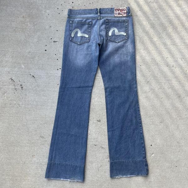 Vintage Vintage Evisu Y2K Flared Denim Jeans | Grailed