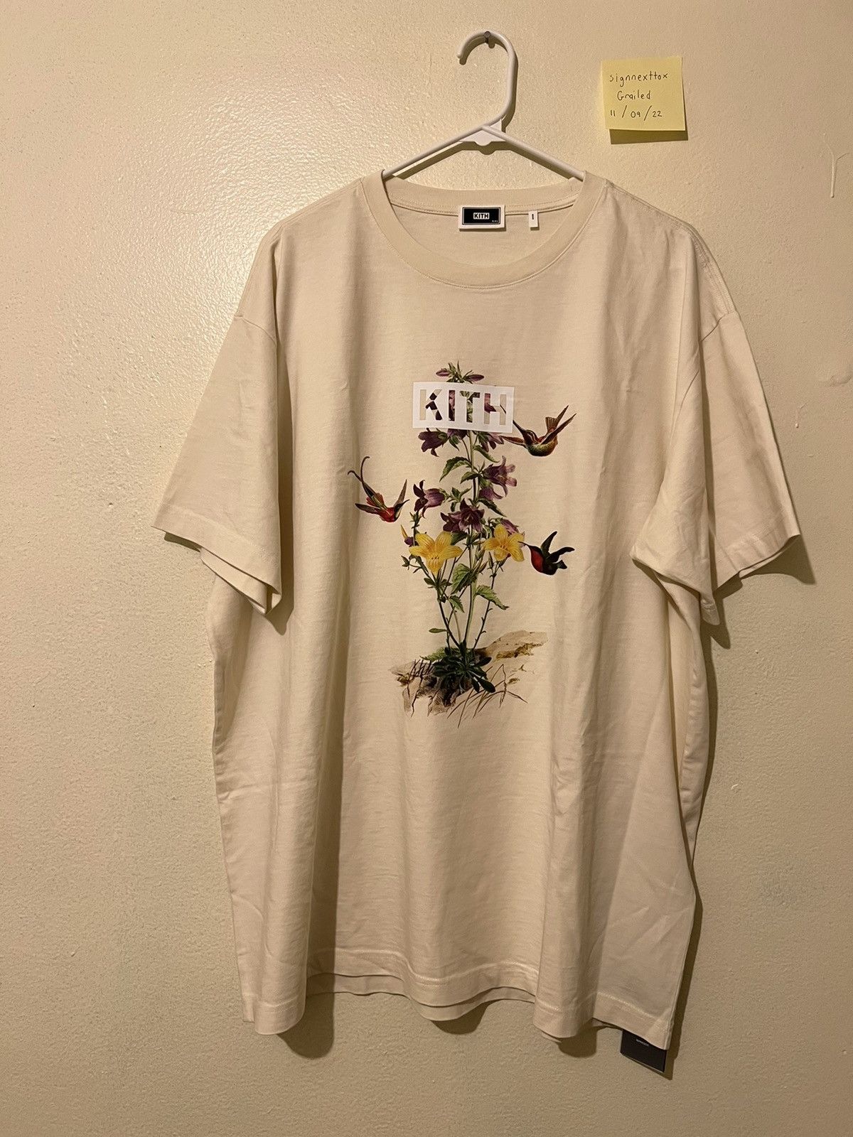 Kith KITH | Birds of Feather Vintage Tee | Sandrift | XXL | New | Grailed
