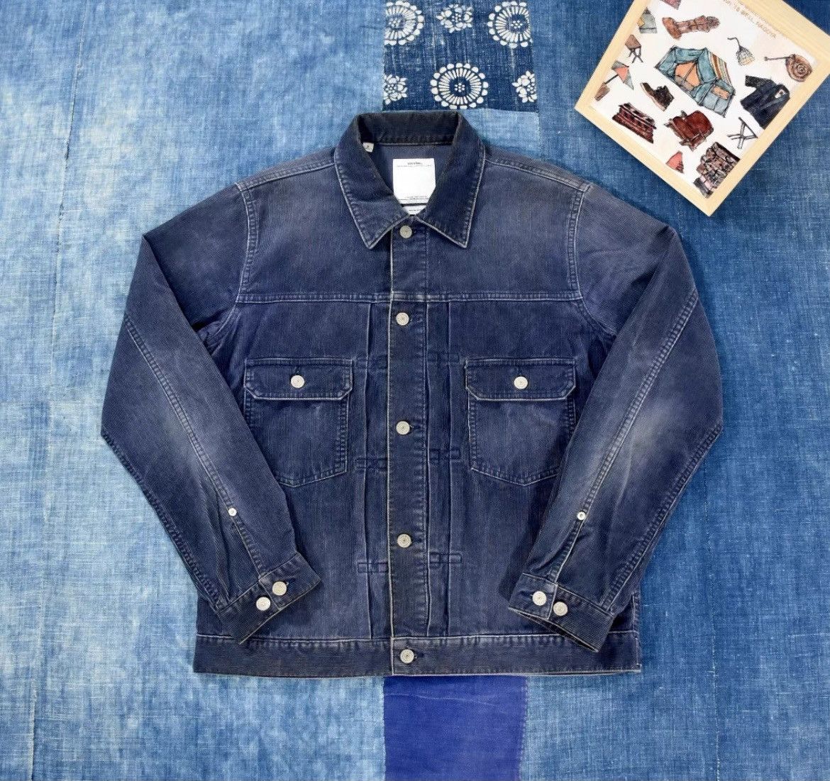 Visvim Visvim 101 Corduroy JKT Yellow Mud Dye | Grailed