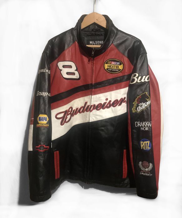 Wilsons Leather Vintage NASCAR Wilson Leather Jacket Chase Authentic ...