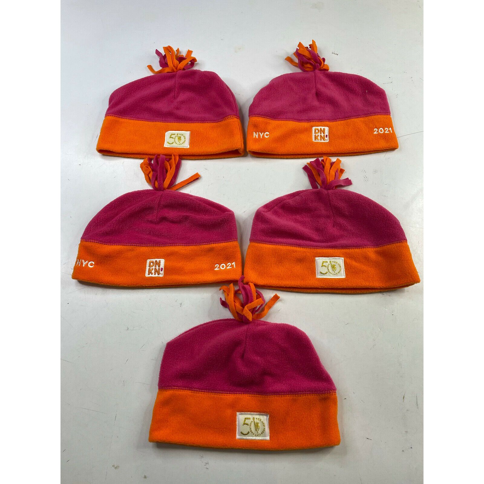 Vintage Lot of 5 NYC Marathon 2021 50th Anniversary Dunkin Donuts ...