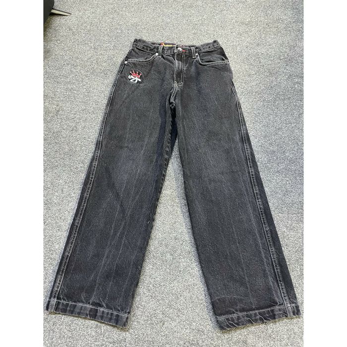 Jnco Vintage JNCO Jeans Wide Rave Skater Tag Youth 16 Black Girls Women ...
