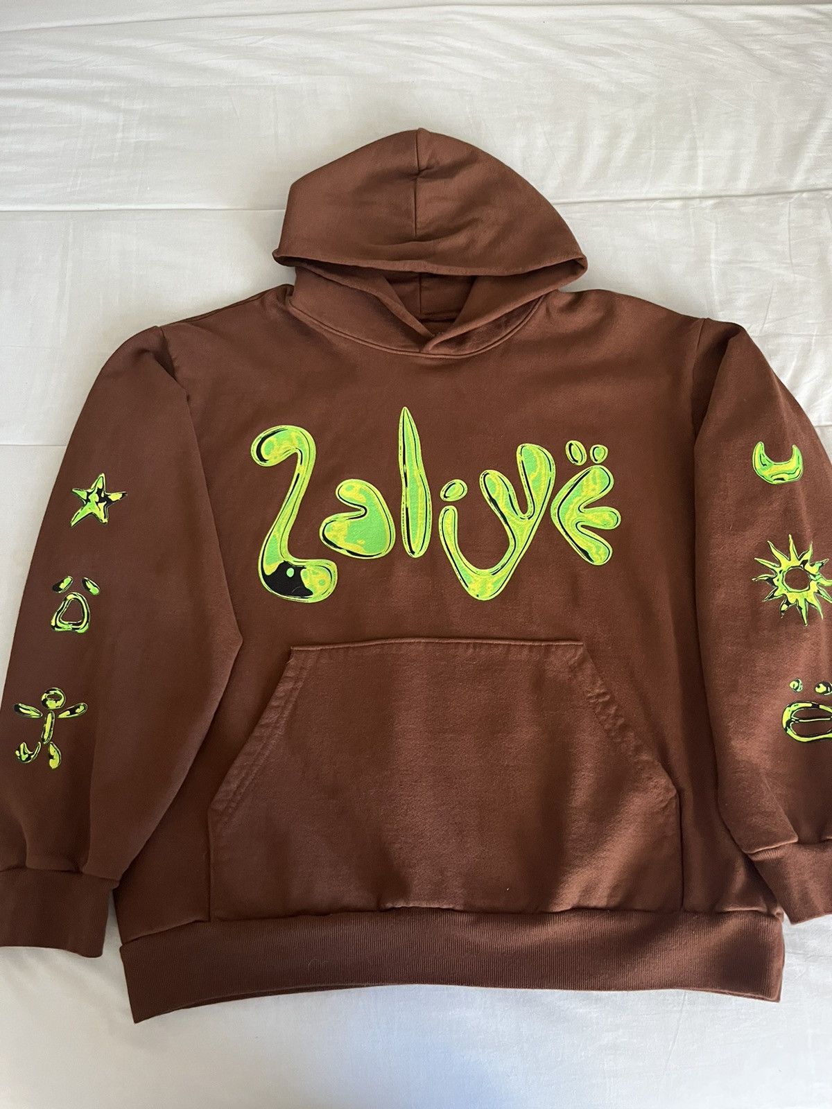 Los Angeles Apparel 2 Alive Hoodie Yeat Merch brown | Grailed