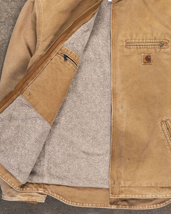 Carhartt 90s Carhartt Beige Work Hooded Jacket | Grailed