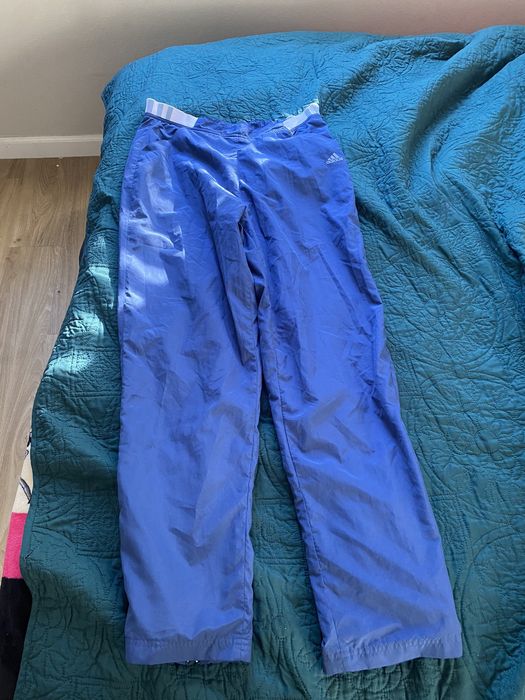 Adidas Light blue adidas track pants | Grailed