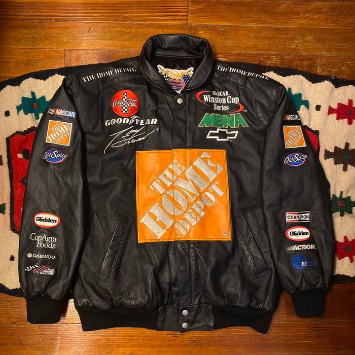 NASCAR Vintage Jeff Hamilton Nascar Leather Jacket | Grailed