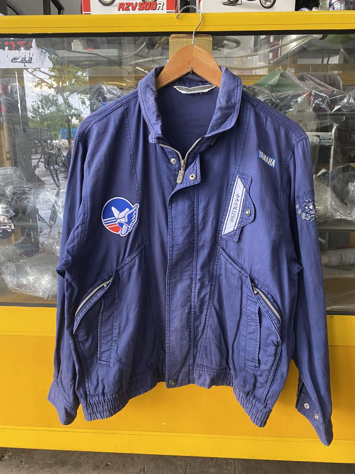 Vintage × Yamaha vintage 90’s yamaha gauloises blondes racing jacket ...