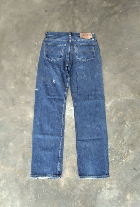 Vintage Vintage Levi's 501 Distressed Jeans 34x34 | Grailed