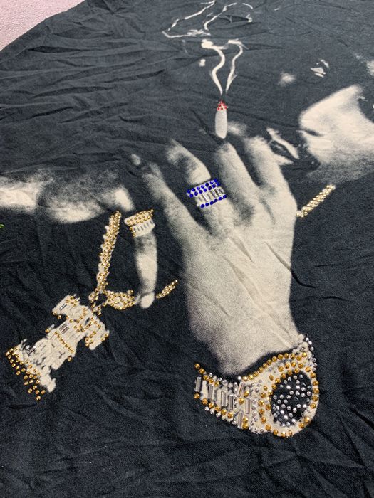 Vintage Vintage 90s Tupac Shakur Rhinestone (Eminem Wutang)RARE🥷🏻 | Grailed