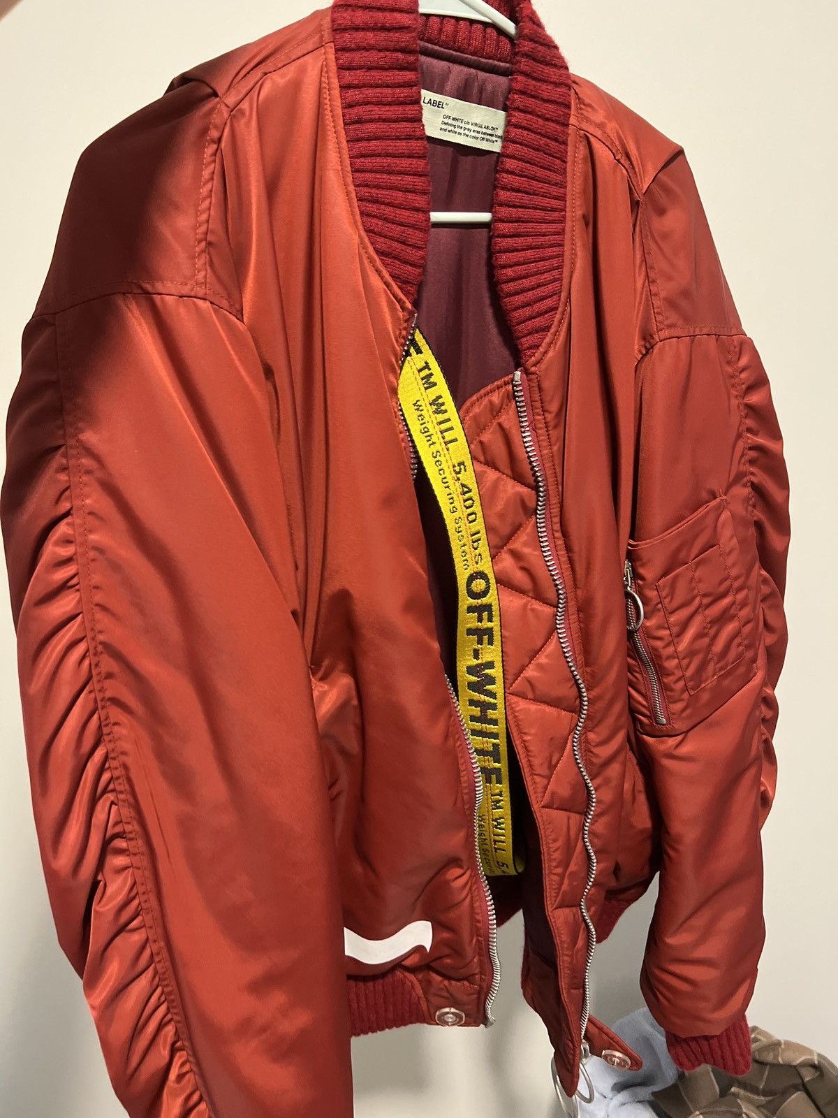 Off-White Off-White Bomber Jacket very rare | Grailed